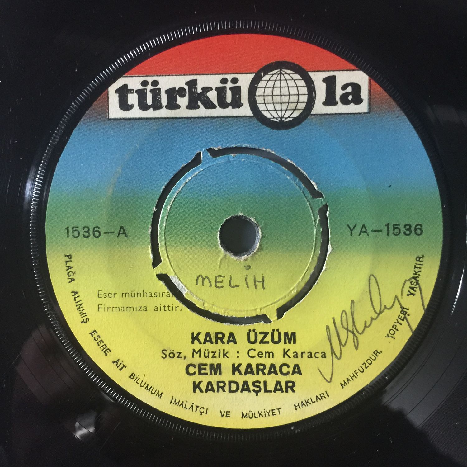 CEM KARACA - Kara Üzüm / Mehmet'e Ağıt (Hem Okudum Hem De Yazdım) (PLAK) | sadeceplak