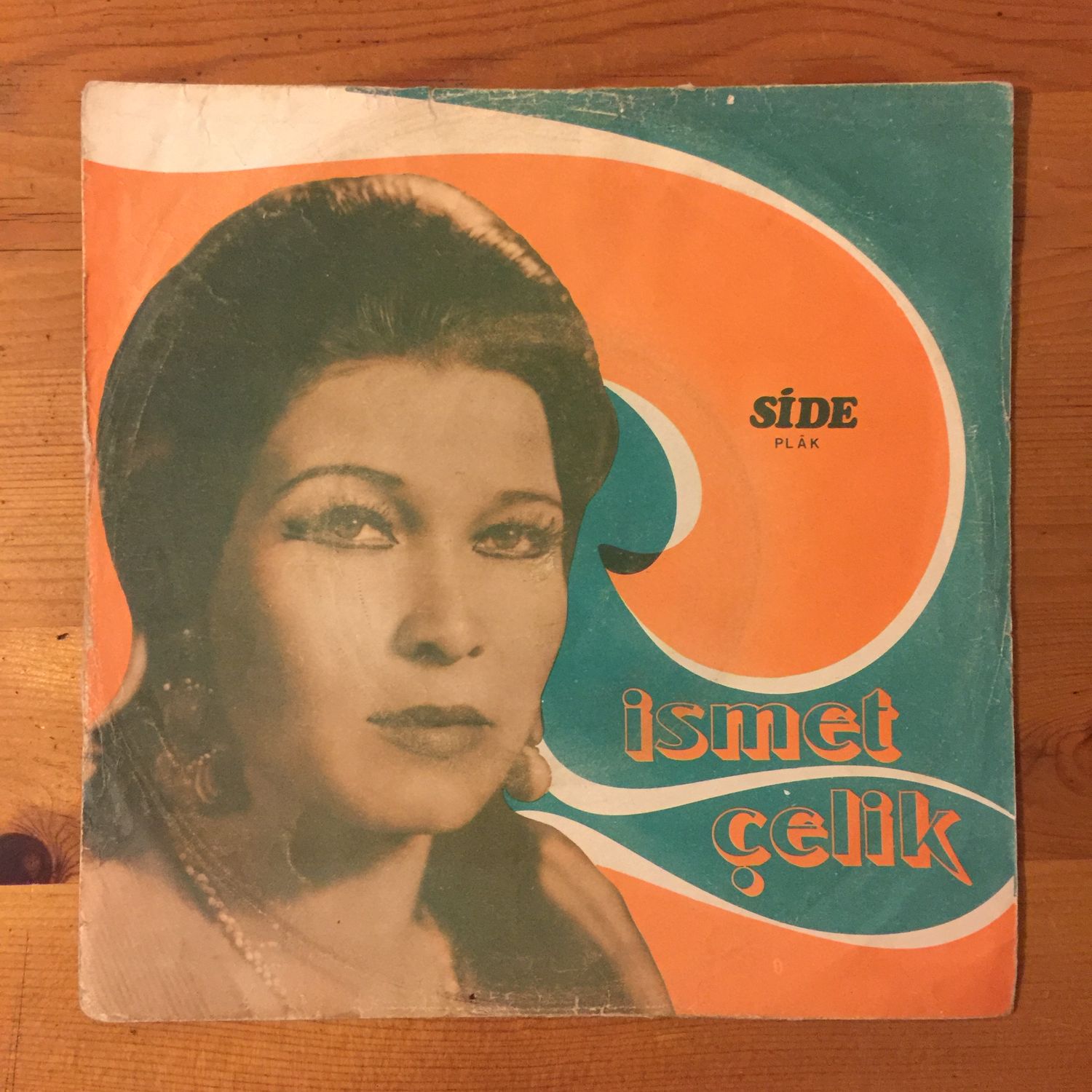 İSMET CELİK - Sadece kapaktır, plak yoktur. Arka kapak fotoğraflarda ...