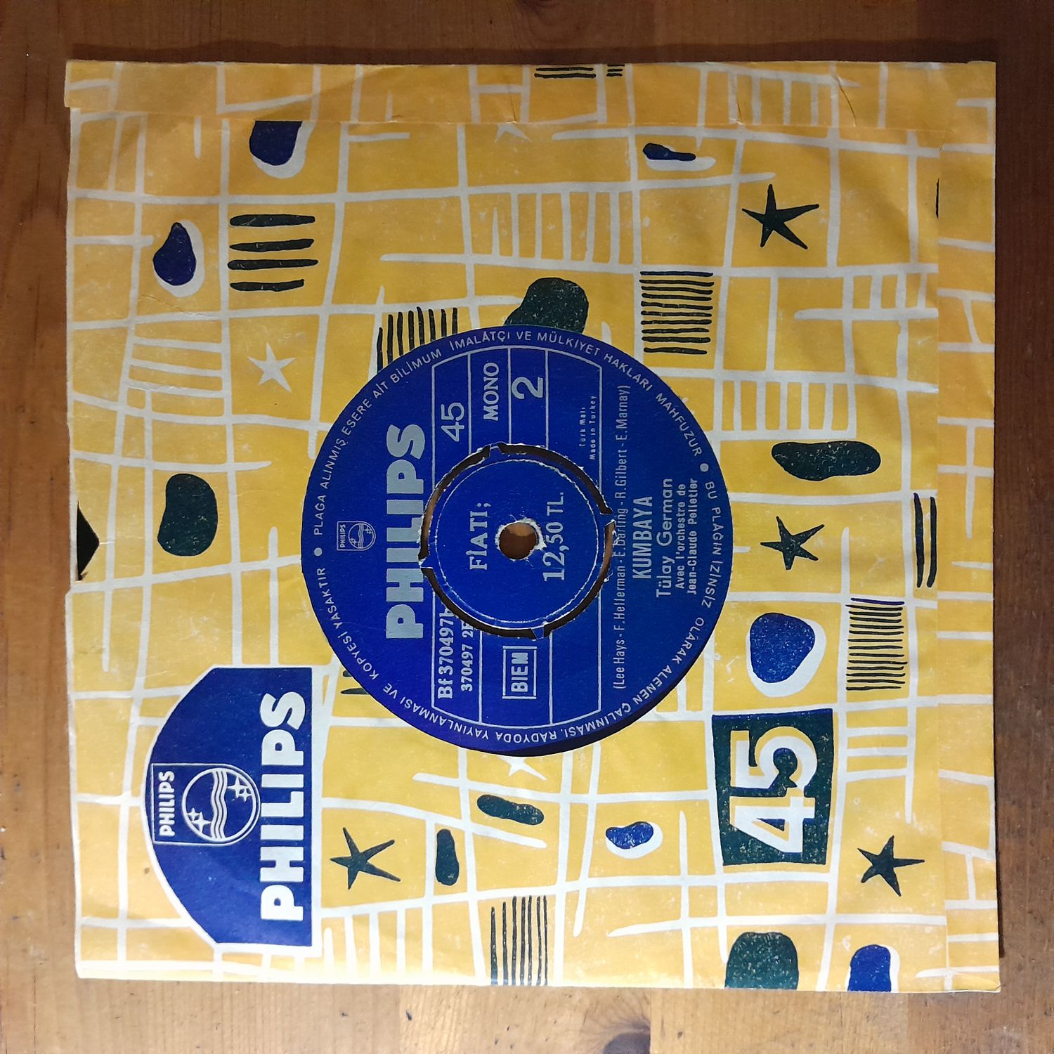 TÜLAY GERMAN - C'est Joli De S'aimer / Kumbaya (PLAK) | sadeceplak