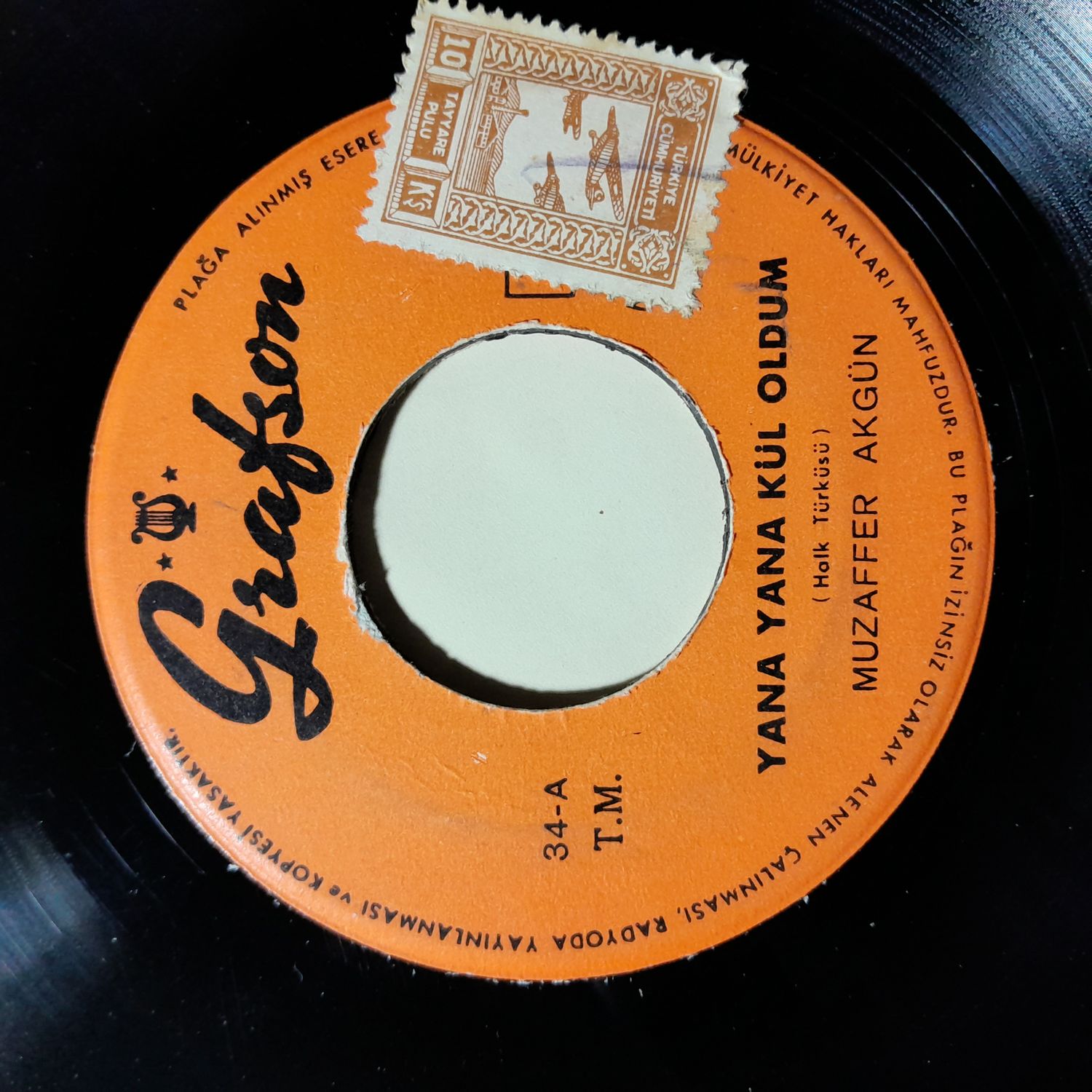 MUZAFFER AKGÜN - Yana Yana Kül Oldum / Evlerinin Önü Handır (PLAK ...