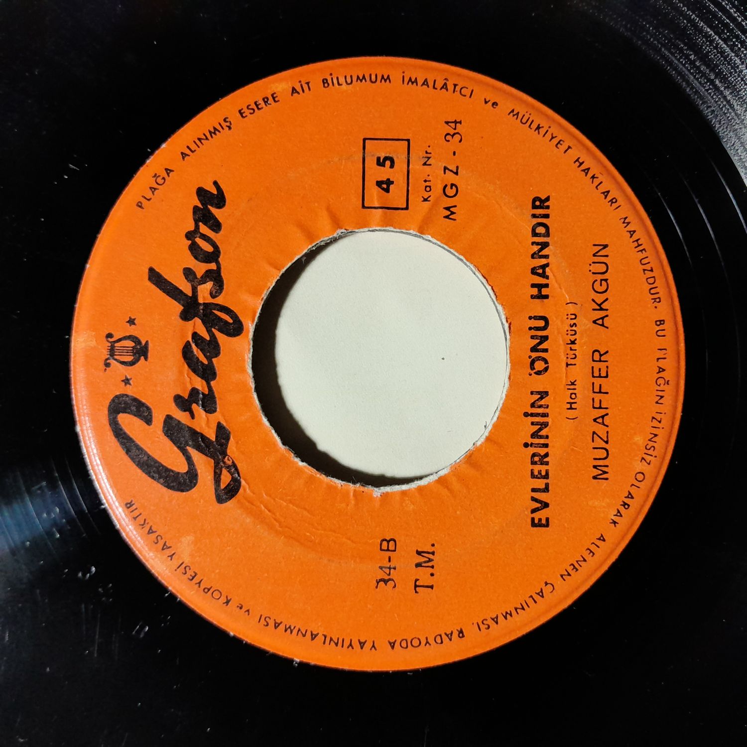 MUZAFFER AKGÜN - Yana Yana Kül Oldum / Evlerinin Önü Handır (PLAK ...