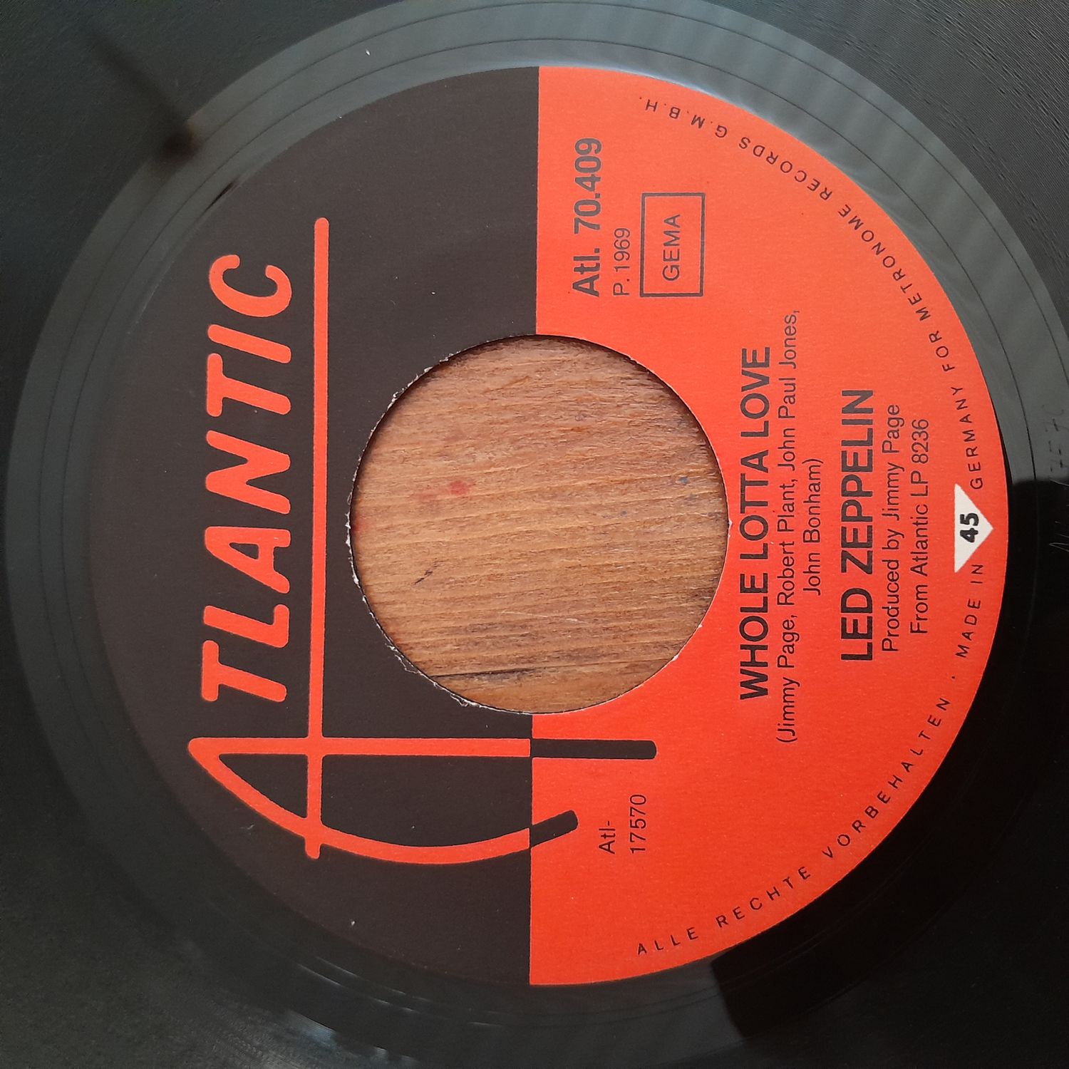 LED ZEPPELIN - Whole Lotta Love / Living Loving Maid (She's Just A Woman) (PLAK) | sadeceplak