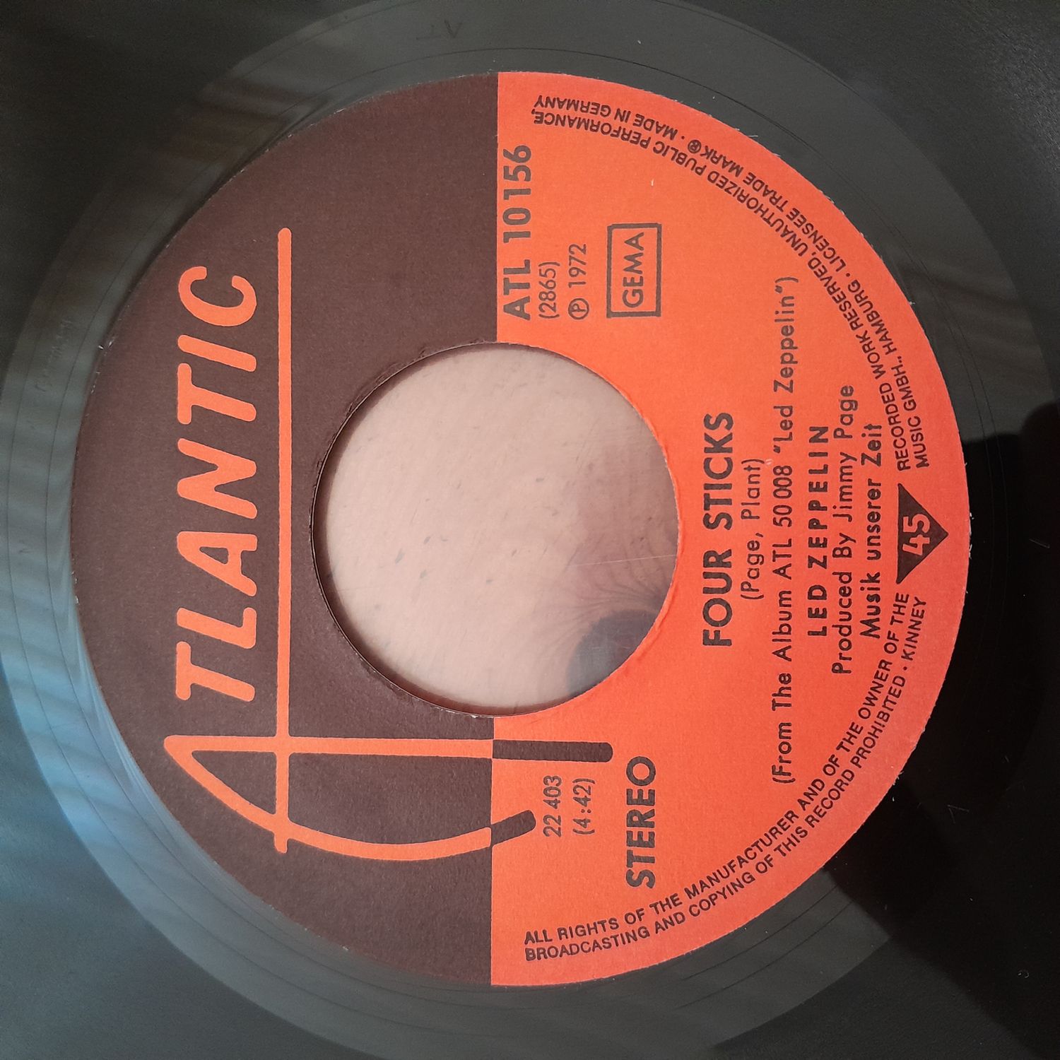 LED ZEPPELIN - Rock And Roll / Four Sticks (PLAK) | sadeceplak